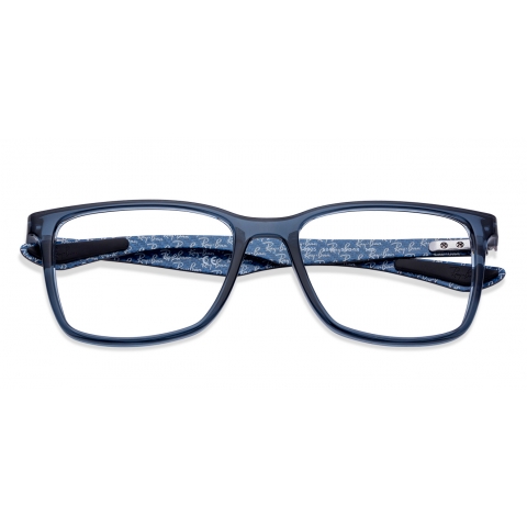 Ray-Ban RX8905 Large (Size-55) Blue Grey Blue 5844 Unisex Eyeglasses at ...